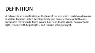 Cataract | PPTX