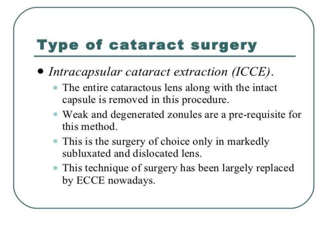 Ophthalmological disorder Cataract for B.Sc. Nursing students | PPTX