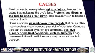 cataract and its management.pptx for nursing students | PPTX