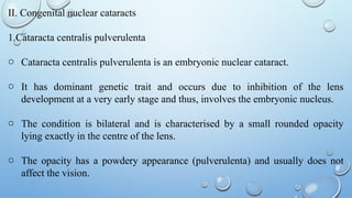 Cataract and its classification/types .pptx