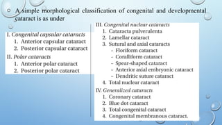 Cataract and its classification/types .pptx