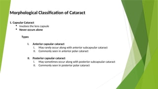 Cataract Etiolgy, Types and Its Stages.pptx
