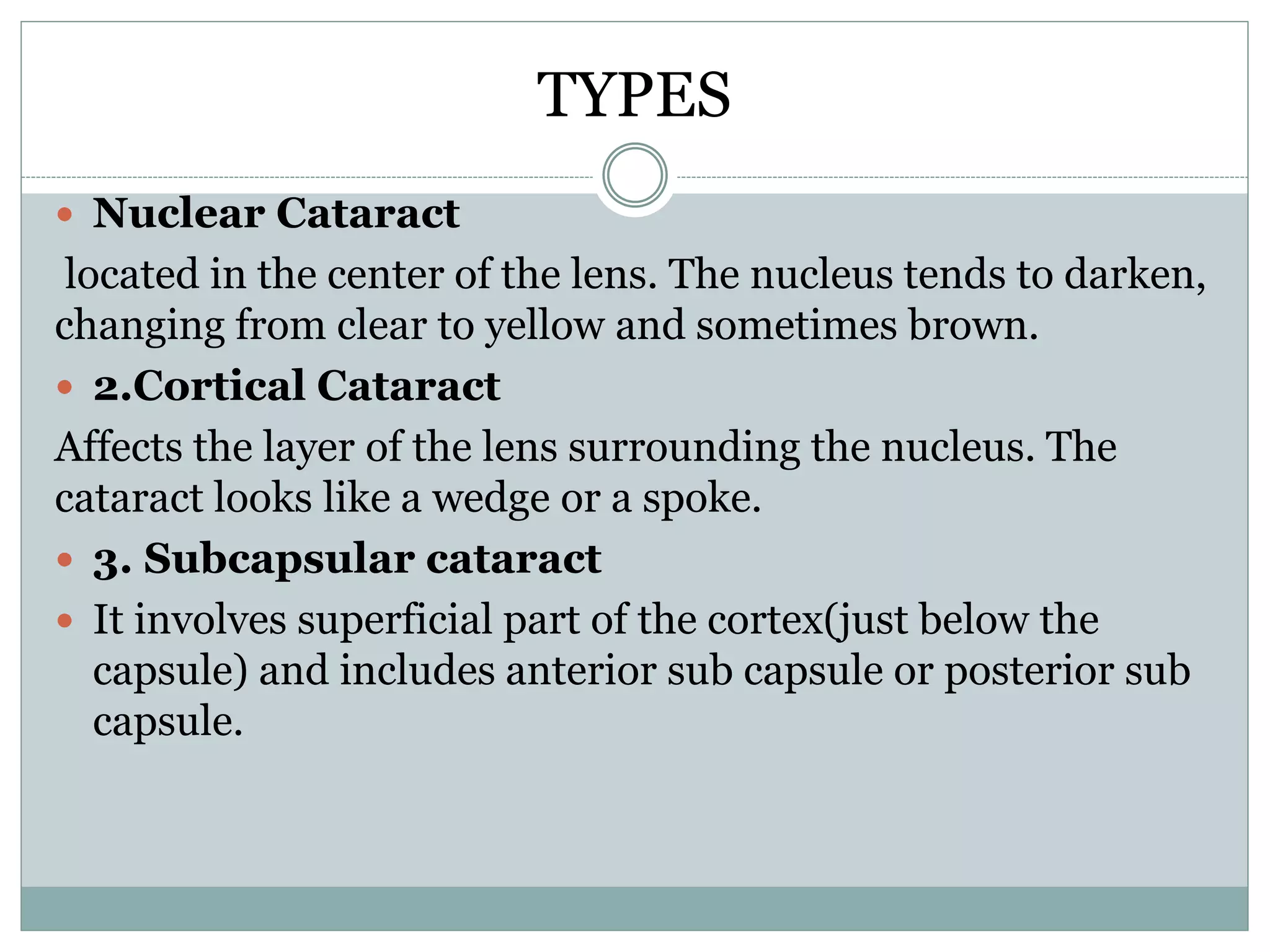 Cataract-Ppt.pptx | Eye and Vision Conditions | Diseases and Conditions