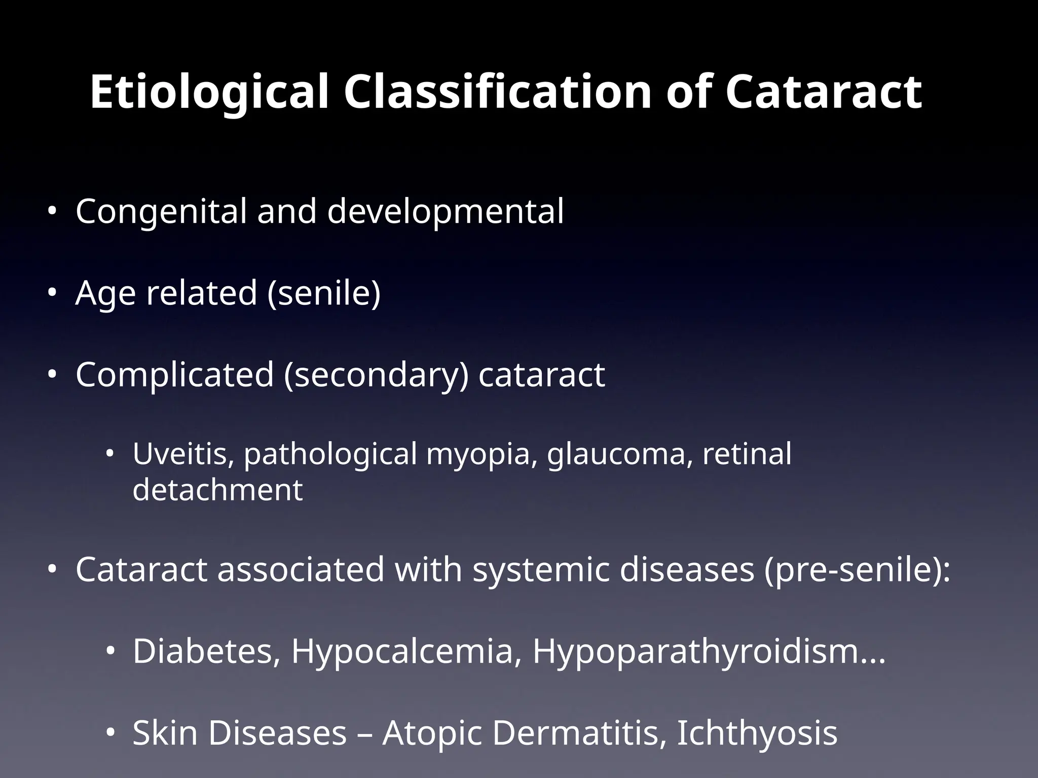 Cataract and Glaucoma disease of the eyeppt | PPT