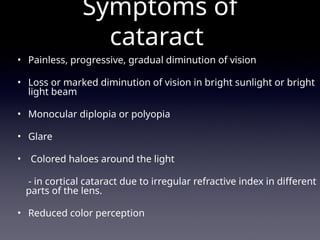 Cataract and Glaucoma disease of the eyeppt | PPT | Free Download