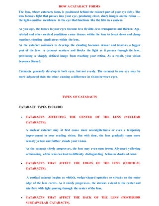 Cataract | DOCX