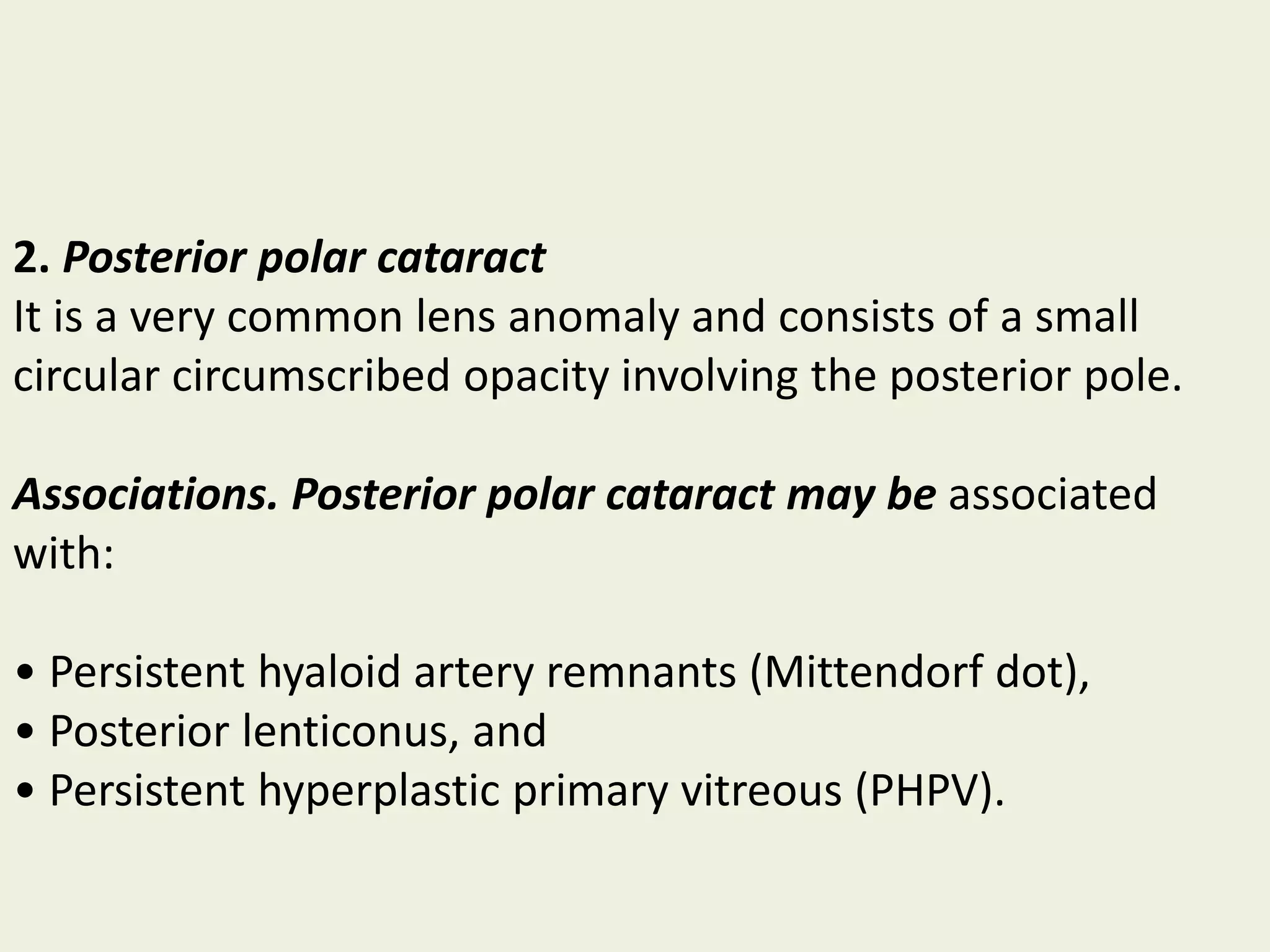 Congenital Cataract quick revision ( ophthalmology ) | PPT