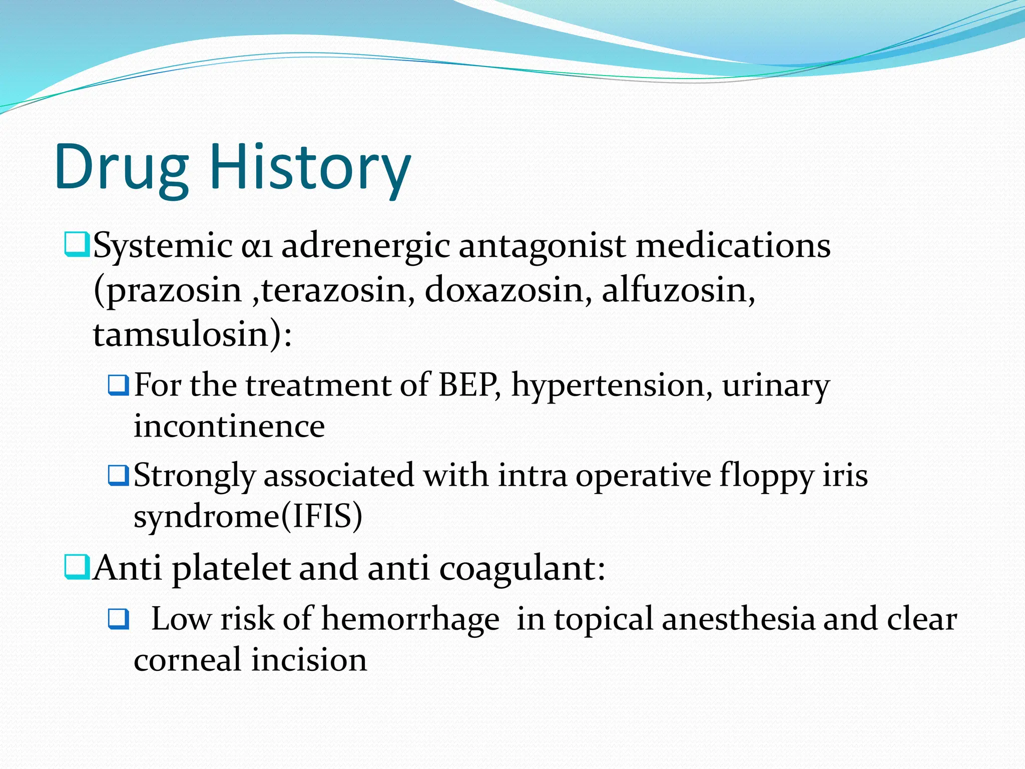 PRE-OPERATIVE EVALUATION IN CATARACT SURGERY | PDF