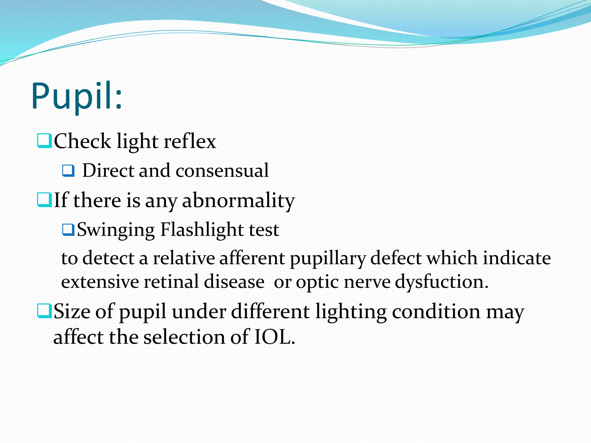 PRE-OPERATIVE EVALUATION IN CATARACT SURGERY | PDF