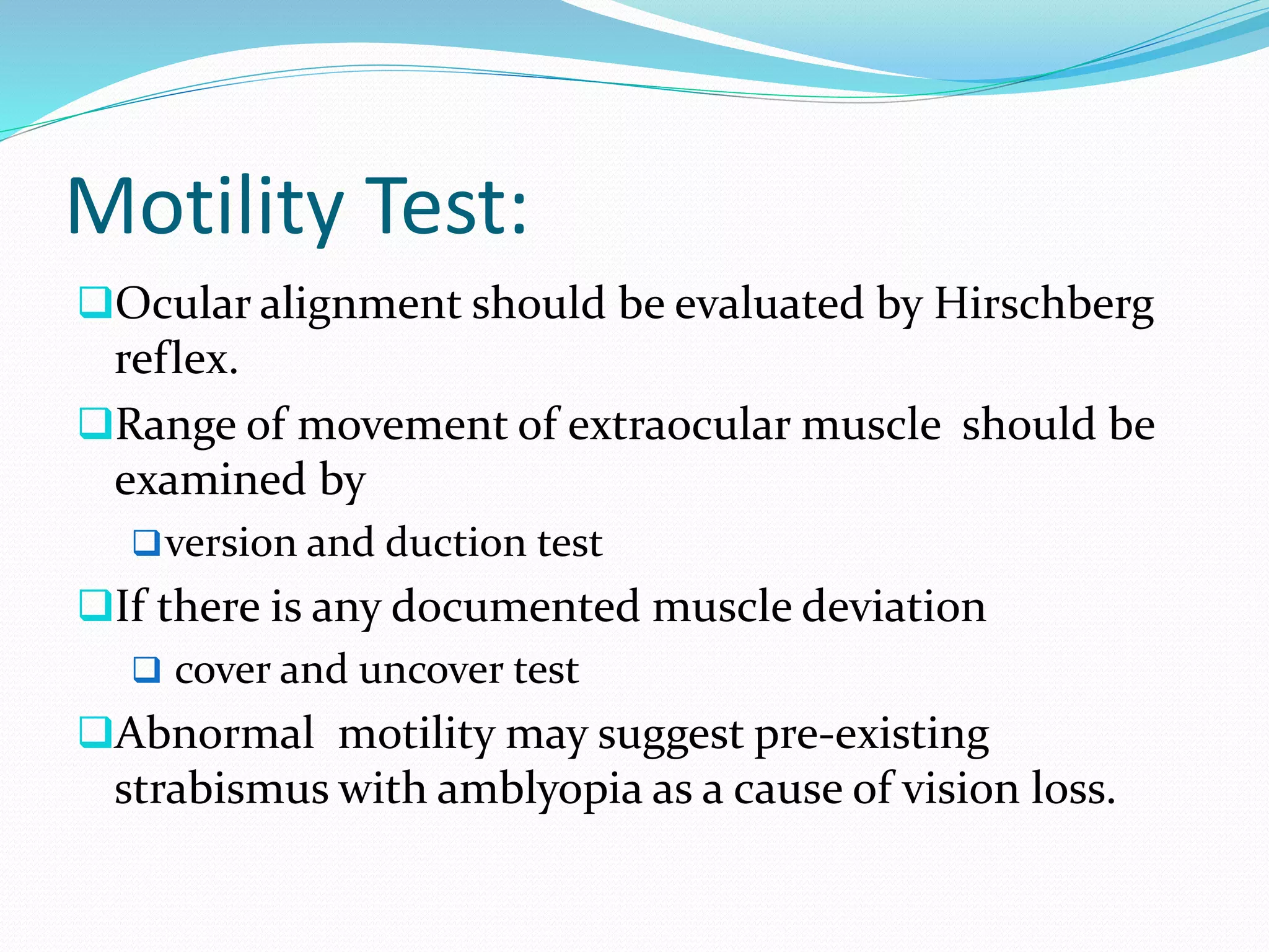 Cataract evaluation ppt | PPTX