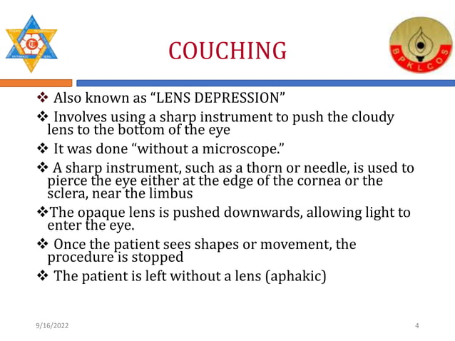 cataract ,history,ECCE AND SICS.pptx