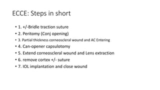 Cataract management | PPTX