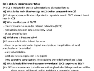 Cataract | PPT | Eye and Vision Conditions | Diseases and Conditions