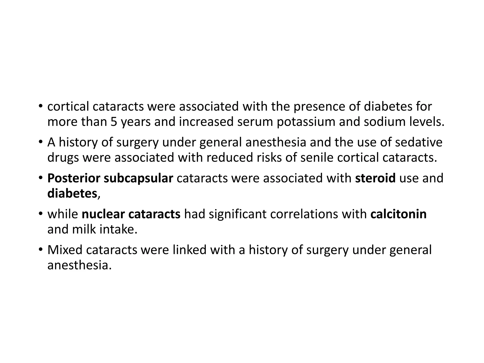 Overview of Cataract | PPTX