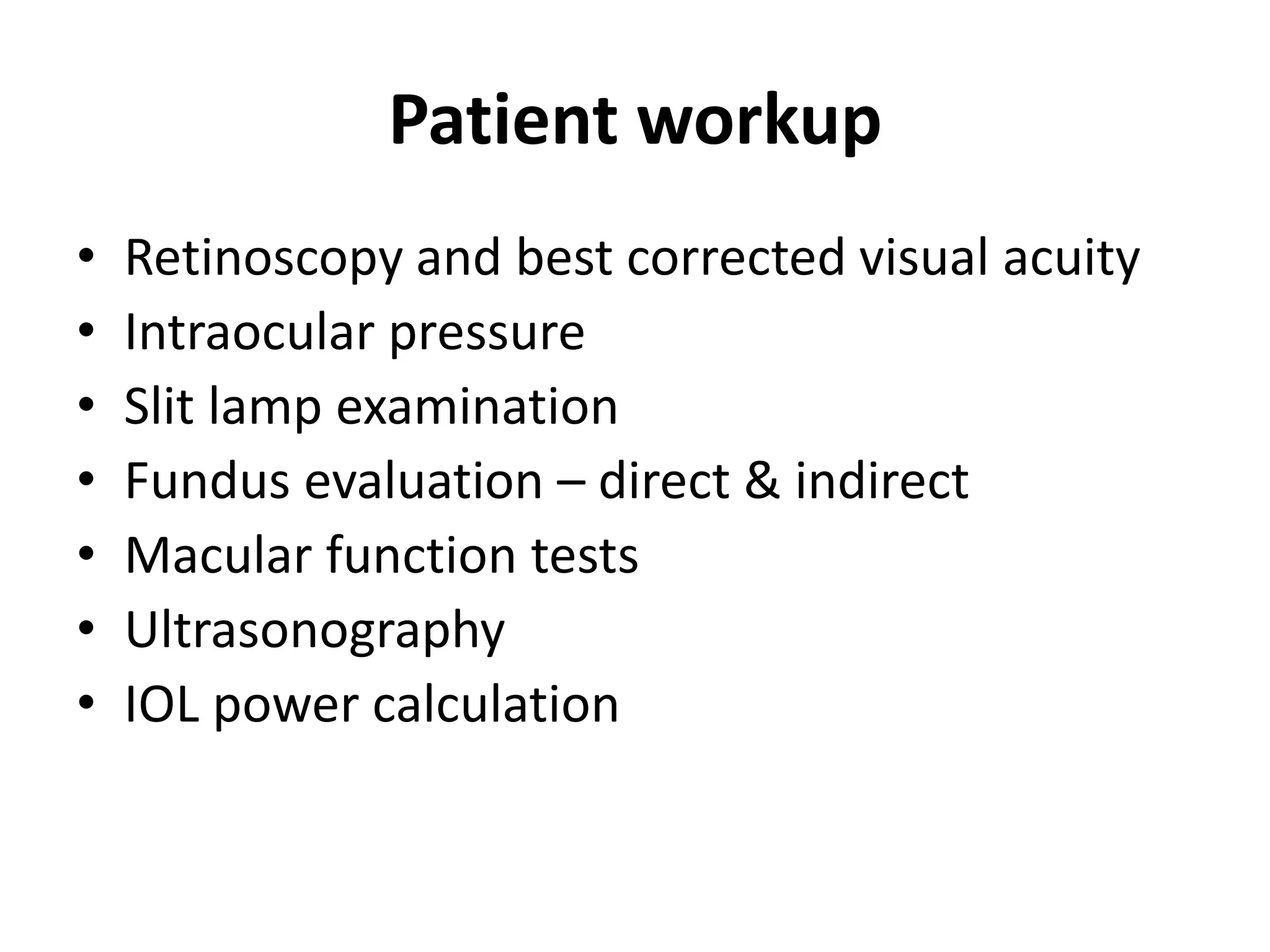 Overview of Cataract | PPTX