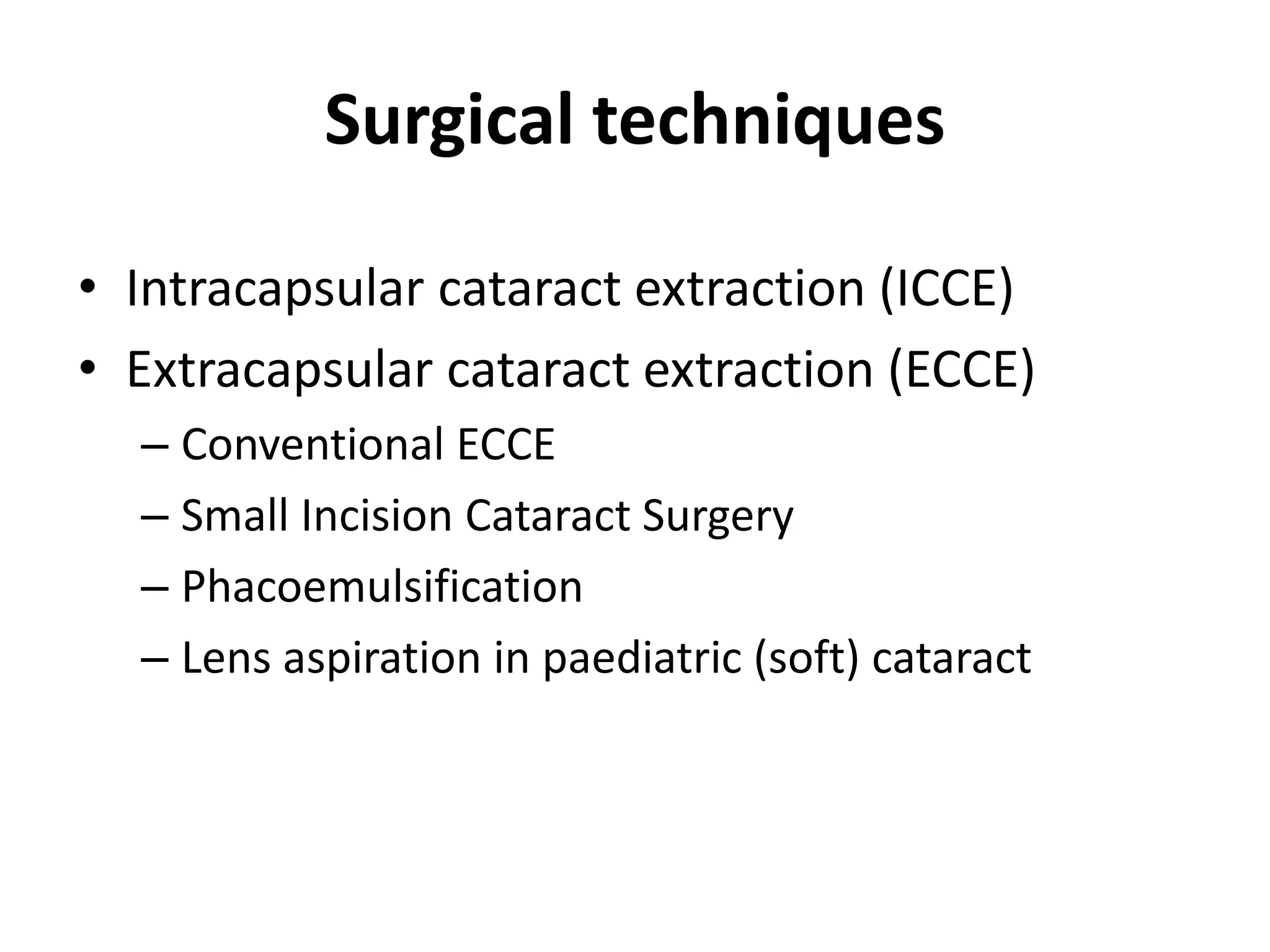 Overview of Cataract | PPTX