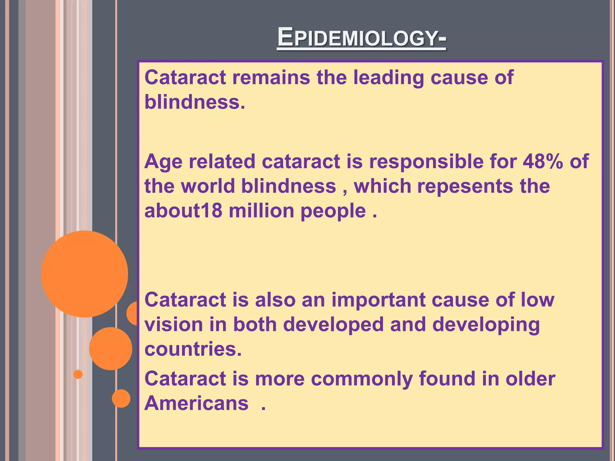 Cataract (eye disease condition) | PPTX