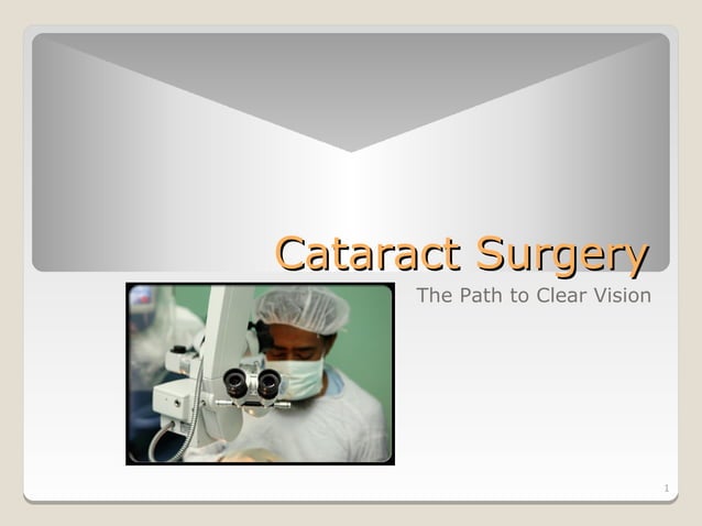 Cataract Surgery: The Path to Clear Vision | PPT