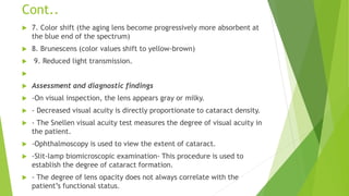 CATARACTS presentation_med surg085249.pptx | Eye and Vision Conditions ...