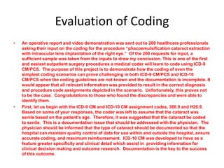 Coding Yesterday's Nomenclature Today | PPT