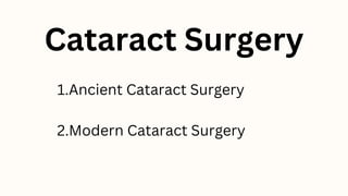 Cataract Surgery, Bone Setting And Plastic Surgery (2).pdf