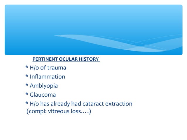 pre and post-operative management of cataract surgery | PPT | Eye and ...