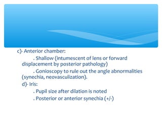 pre and post-operative management of cataract surgery | PPT