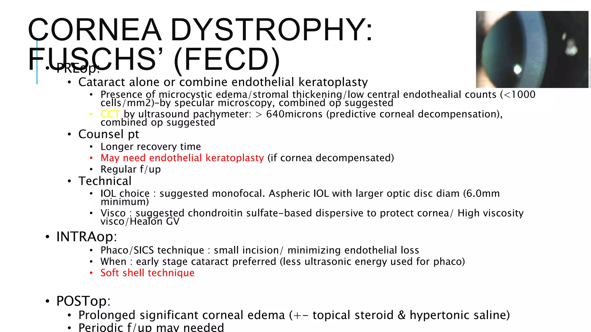 Cataract surgery in special situations | PPTX