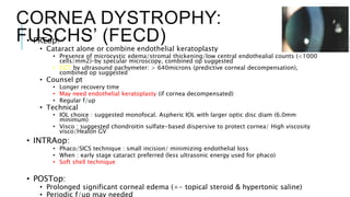 Cataract surgery in special situations | PPTX