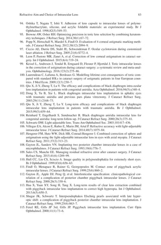 Cataract Surgery Pearls and Techniques . | PDF