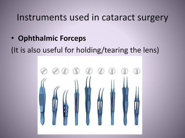 cataract surgery and procedures ppt.pptx