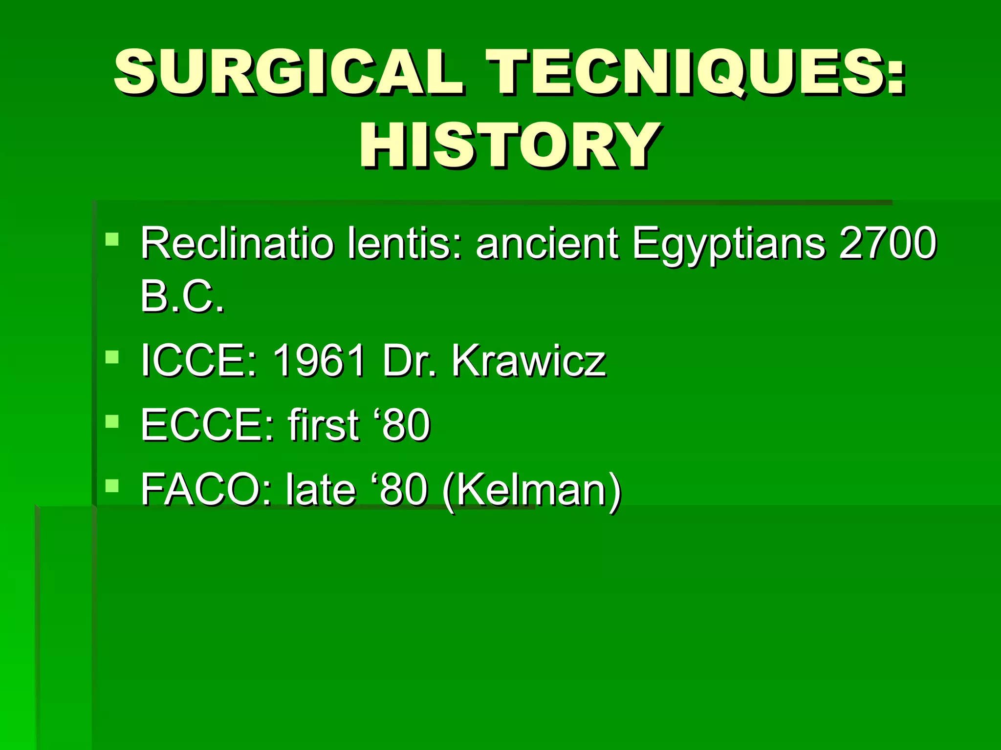 Cataract Surgical Techniques | PDF