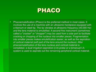 Cataract Surgical Techniques | PDF