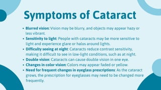 Cataract: Understanding the Causes and Symptoms | PPT