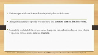 CLASE DE Catarata DEFINICION CAUSAS CLASIFICACION .pptx