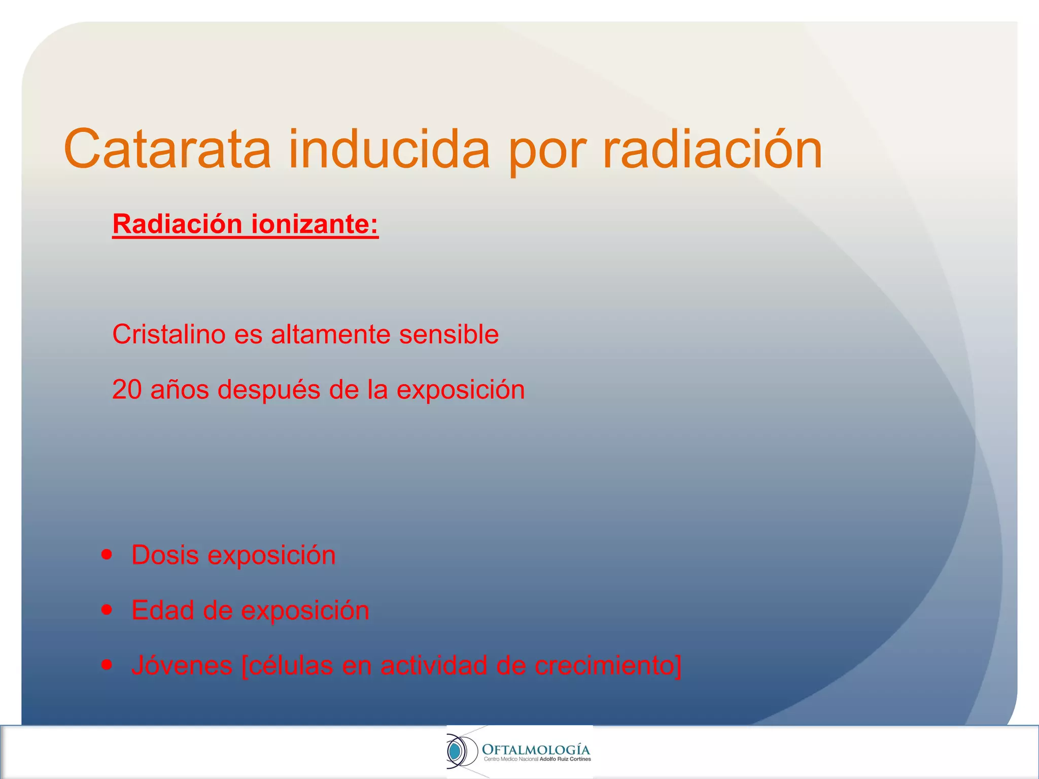 Catarata intumescente y secundaria manejo y tratamiento | PPTX