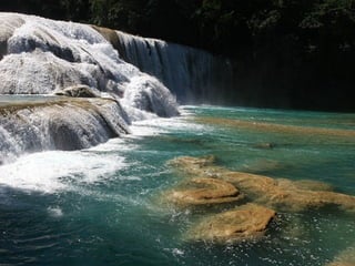 Cascadas De Agua Azul Mapa