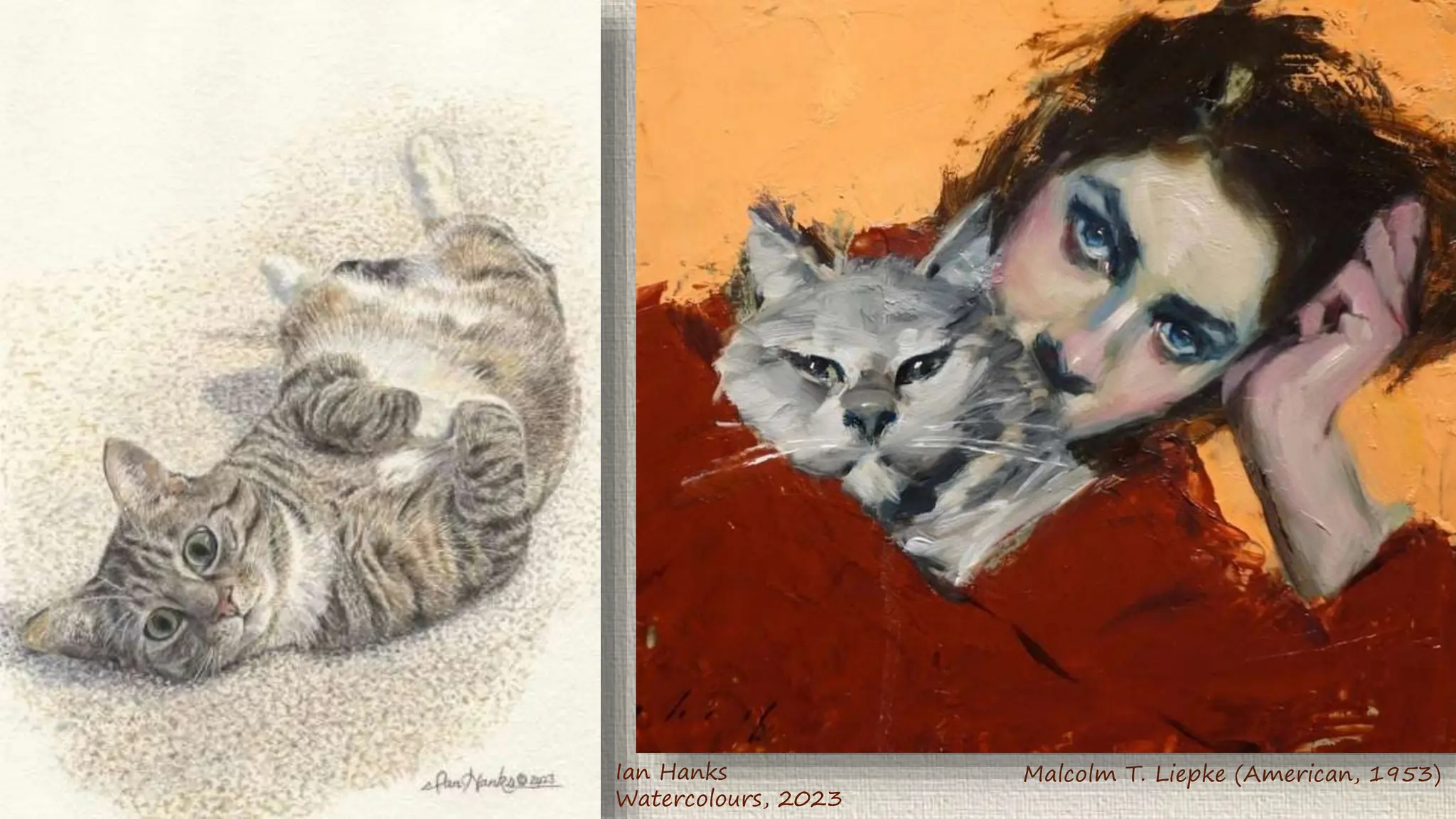 Cat & Art100 A collection of cat paintings | PPT