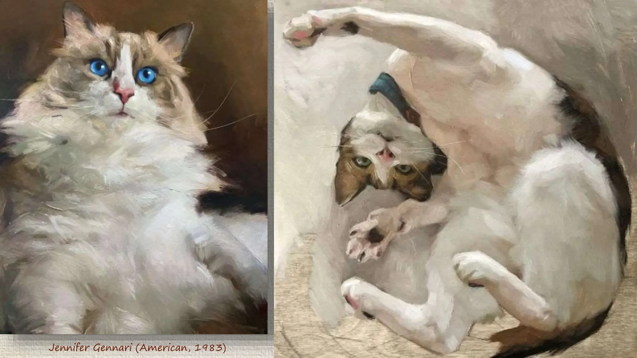 Cat & Art100 A collection of cat paintings | PPT