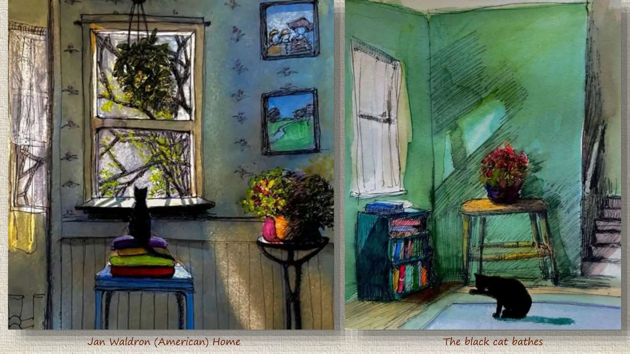 Cat & Art100 A collection of cat paintings | PPT