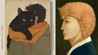 Cat & Art100 A collection of cat paintings | PPT