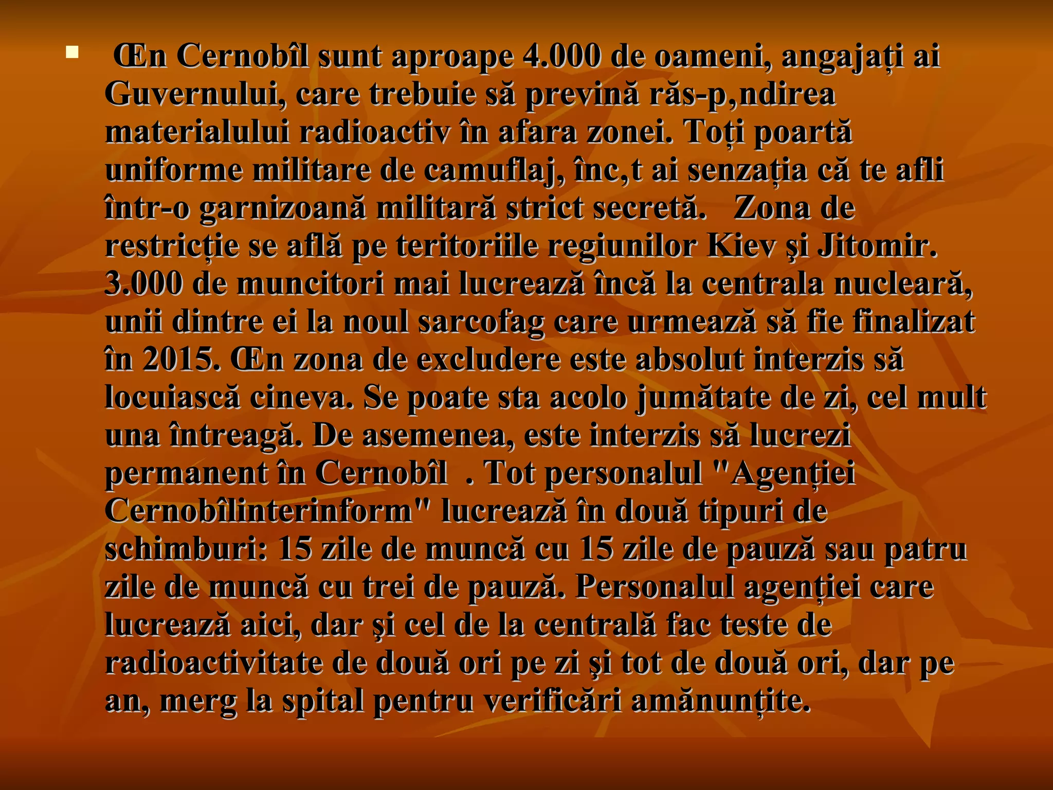 Catastrofa de la cernobîl | PPT