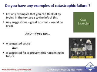 Catastrophic Engineering Failure | PPT | Technology & Computing