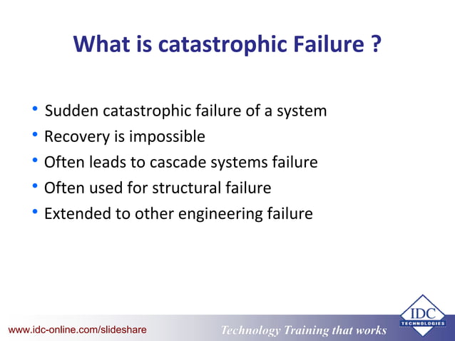 Catastrophic Engineering Failure | PPT | Technology & Computing