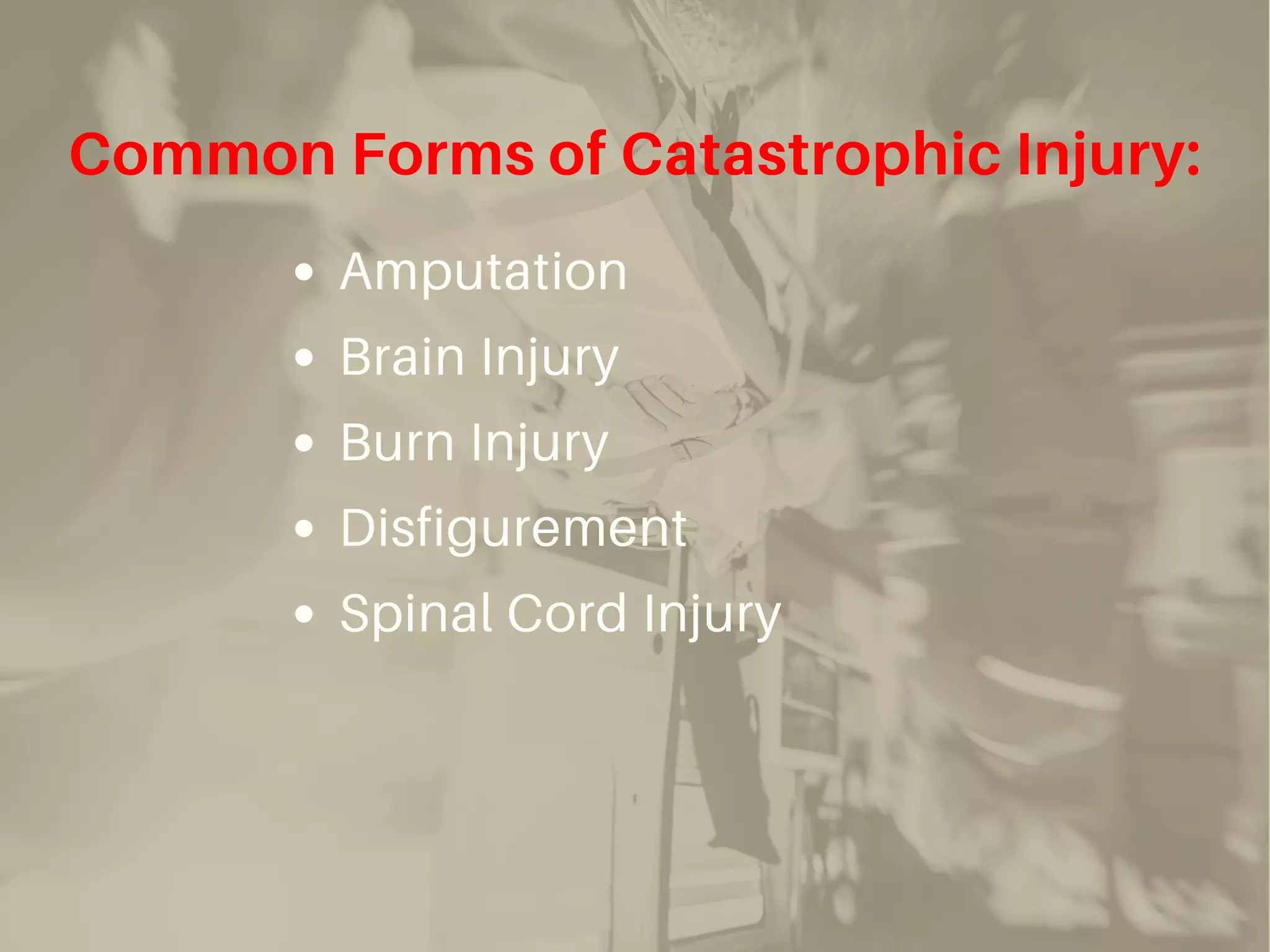 Catastrophic injury | PDF