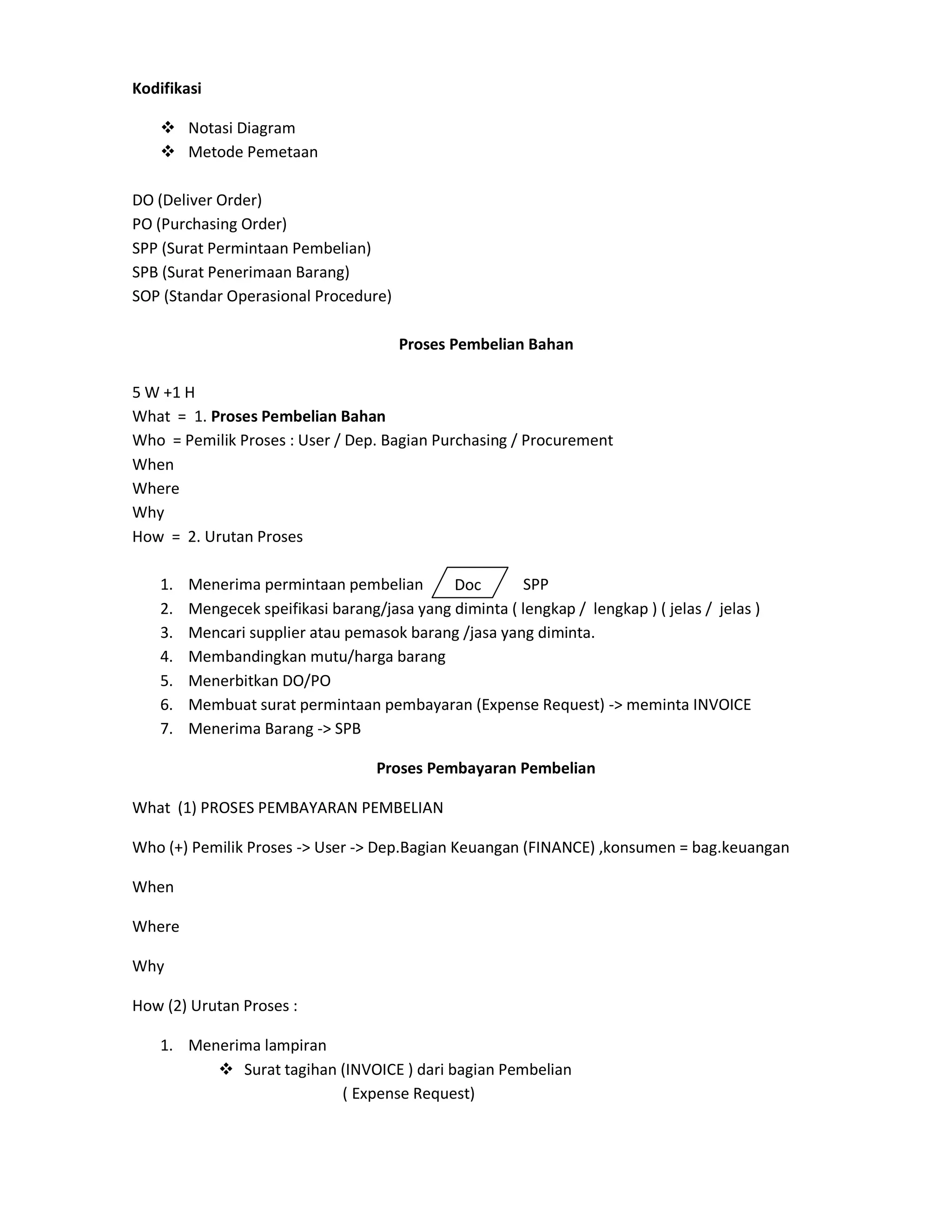 Catatan analisa proses bisnis | PDF