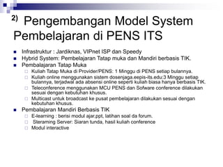 Catatan Distance Learning PENS ITS ASWEE | PPT