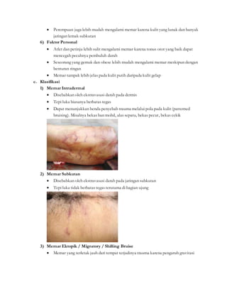 Forensik - Traumatologi | DOCX