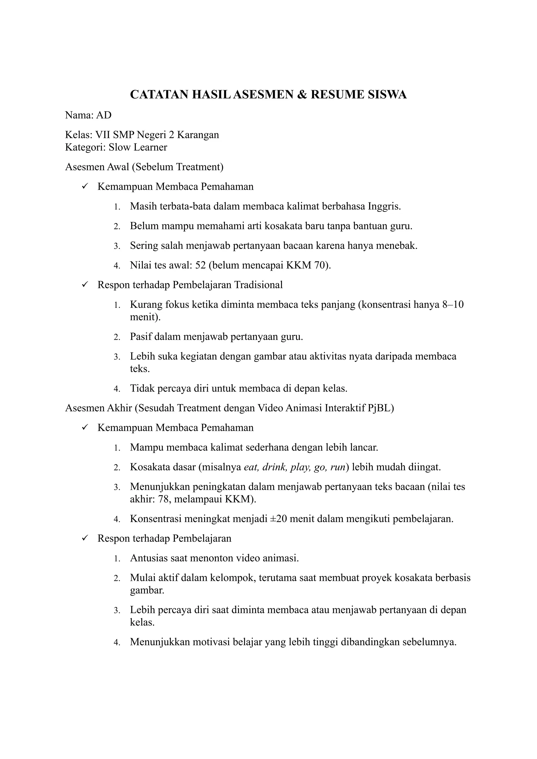 CATATAN HASIL ASESMEN DAN RESUME ABK KELAS VII ANGKATAN 2024-2025 SMPN 2 KARANGAN.docx