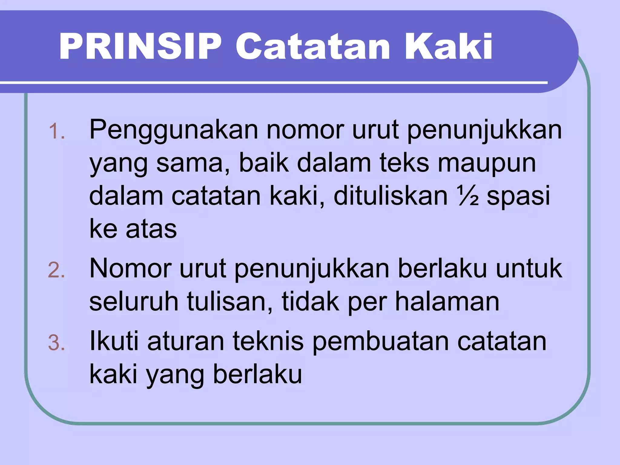 Catatan kaki | PDF
